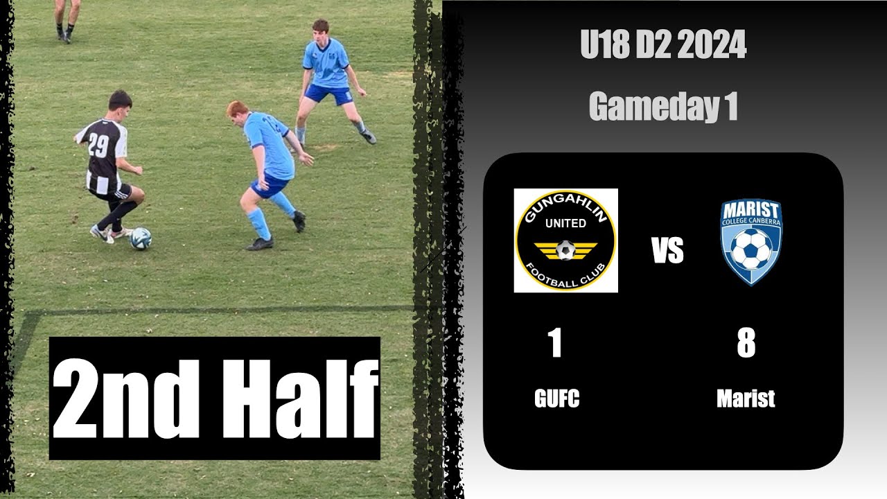 U18 D2 Game 1 GUFC vs Marist 2's 1st half highlights and 2nd half - YouTube