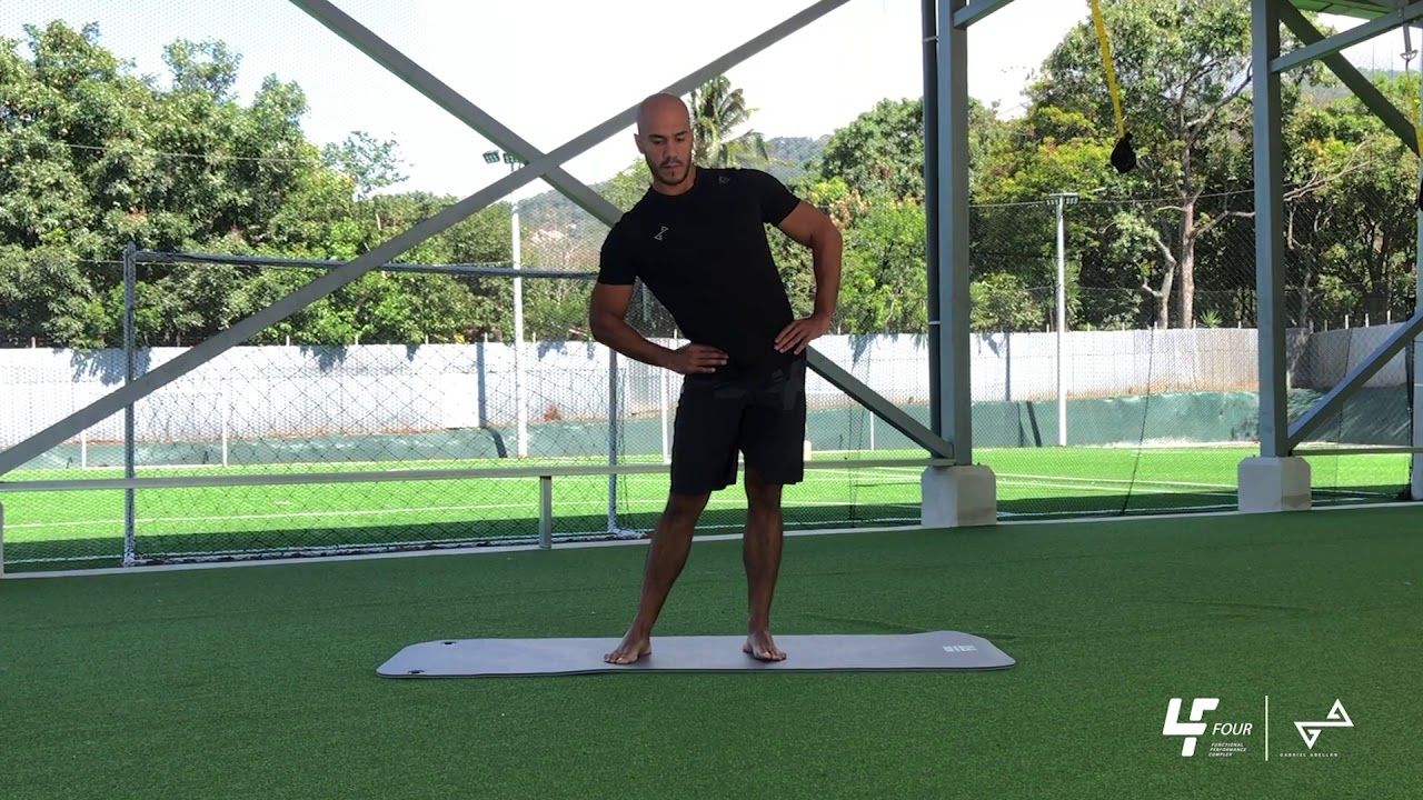 Standing Circular Hip Rotations - Bodyweight Exercise - YouTube