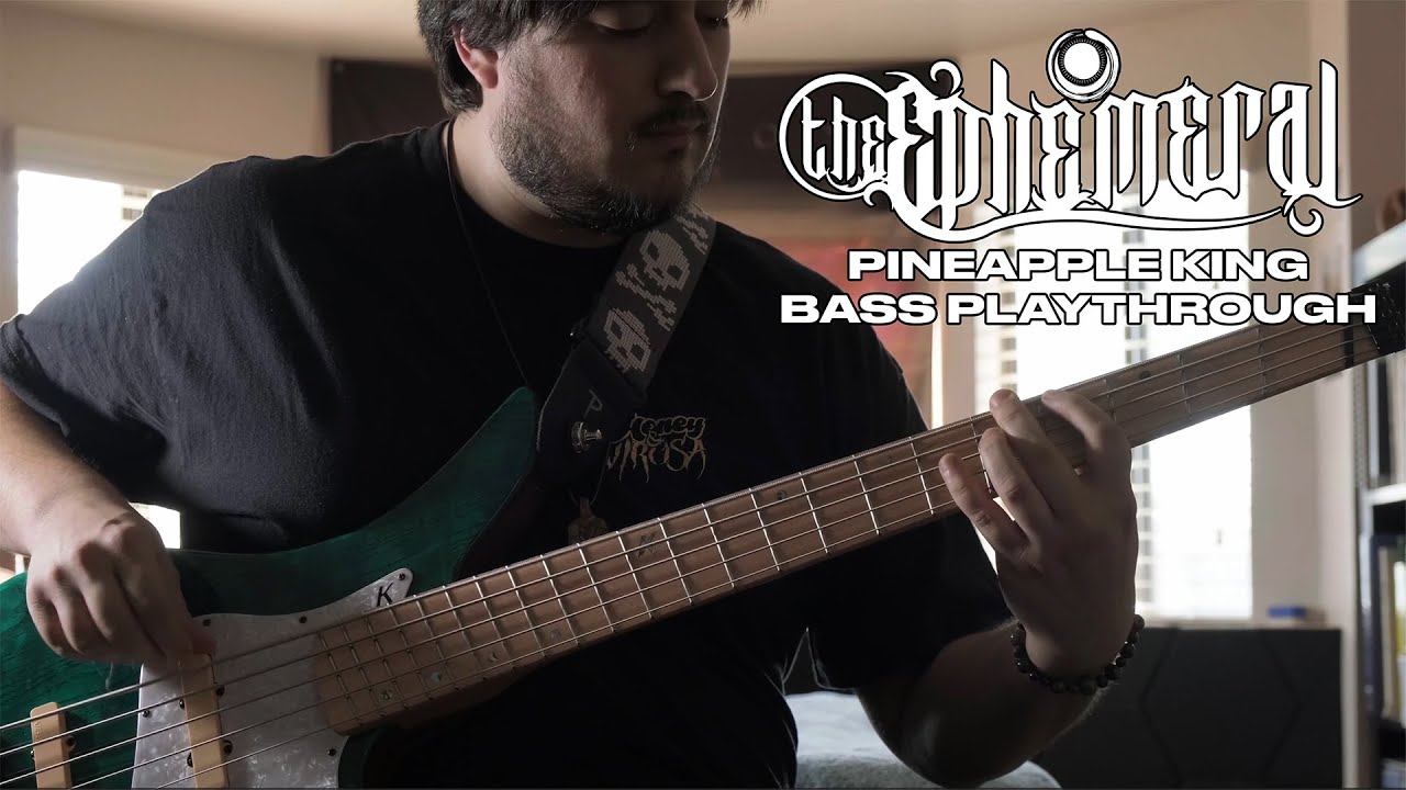 Nathan Dobbins - PINEAPPLE KING - Bass Playthrough - YouTube