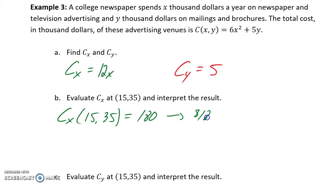 Busi Calc Multivariable Marginal Analysis Rate Of Change Part 2 busi-calc-multivariable-marginal-analysis-rate-of-change-part-2