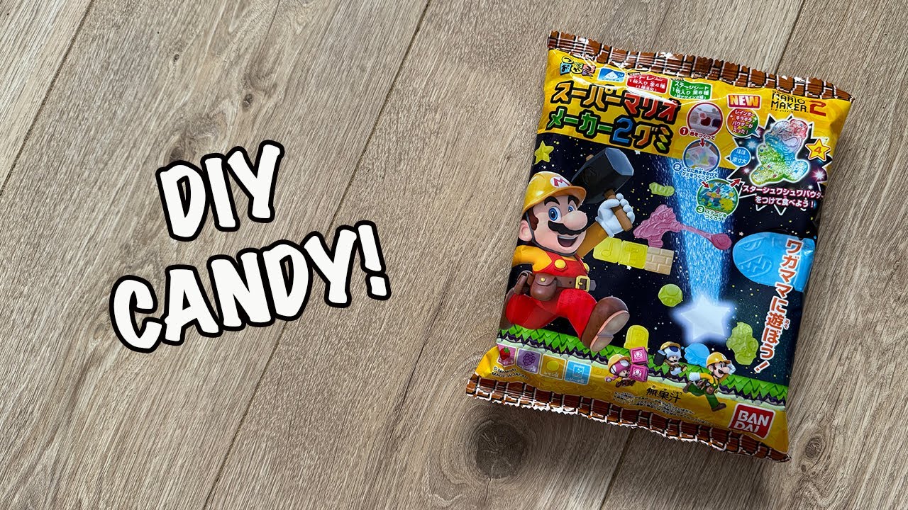 DIY Candy - Super Mario Maker 2 Gummy Candy - Japanese Candy - English ...