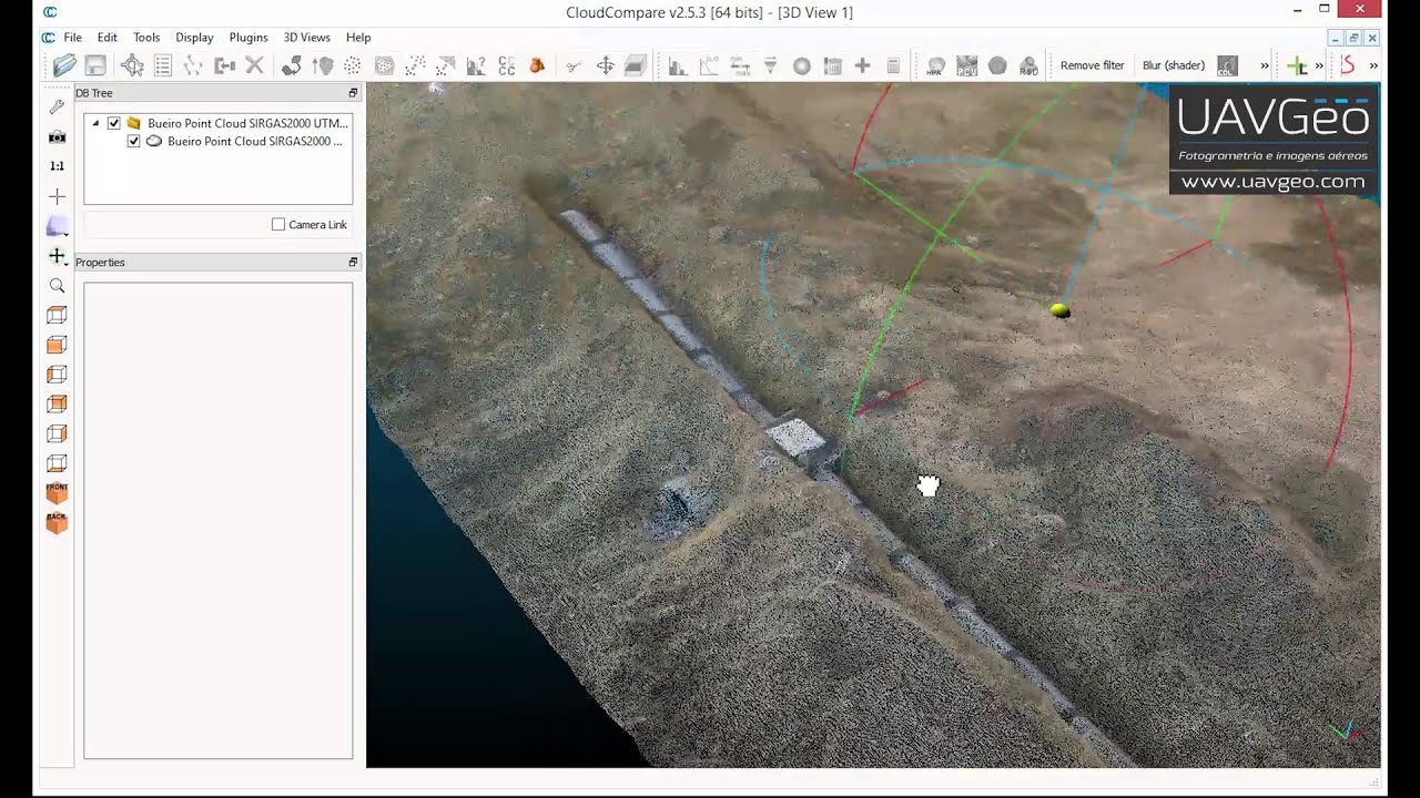 UAVGeo Subsampling com Cloud Compare - YouTube