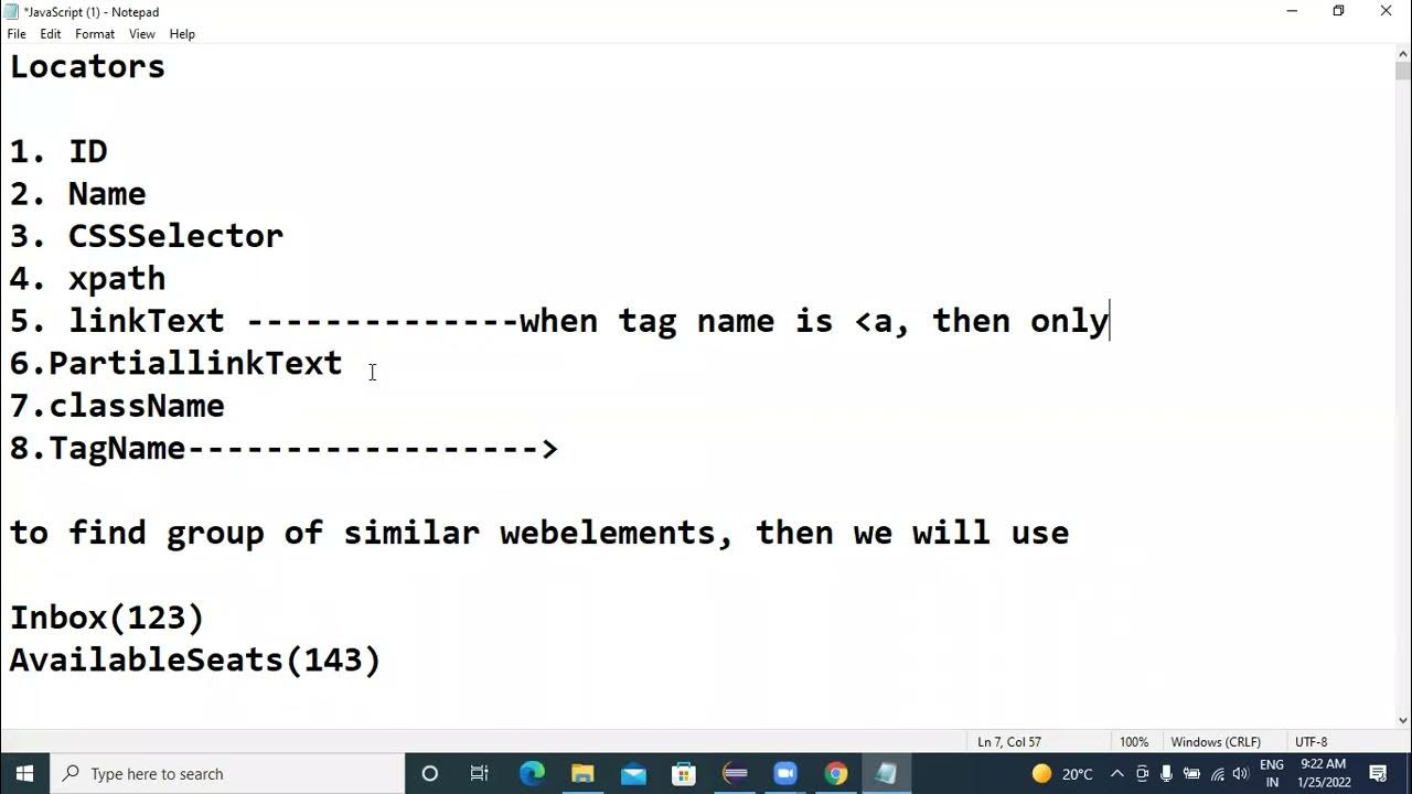 Locators Selenium Java Automation Testing Day 5 Youtube