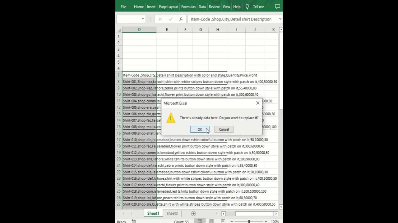 Cleaning messy data in seconds 😎 | Shortcuts that Speed-up work 🚀| excel shorts - YouTube