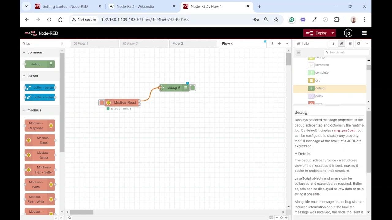 Using Node Red on a Raspberry Pi to connect through RS485, Modbus to ...
