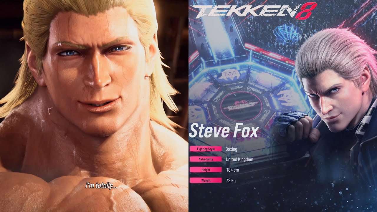 Tekken 8 | Steve Fox Ending & Story Characters Episode, Final Stage Hwoarang [4KPS5] - YouTube