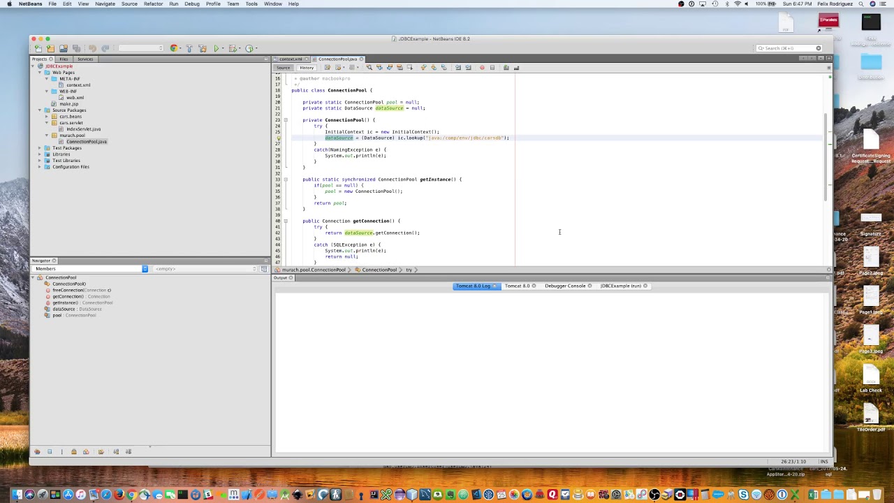 Connecting To Mysql With A Tomcat Project On Netbeans Youtube