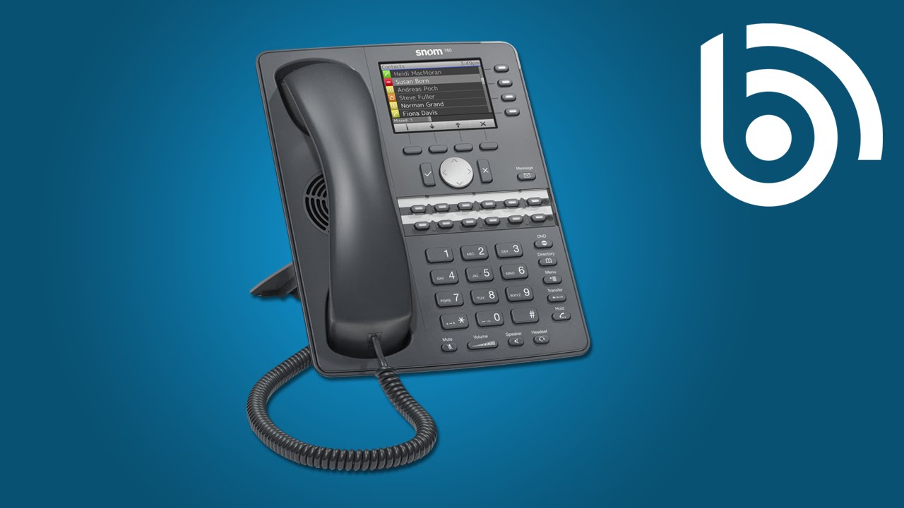 Snom Professional VoIP Business Phone Introduction - YouTube