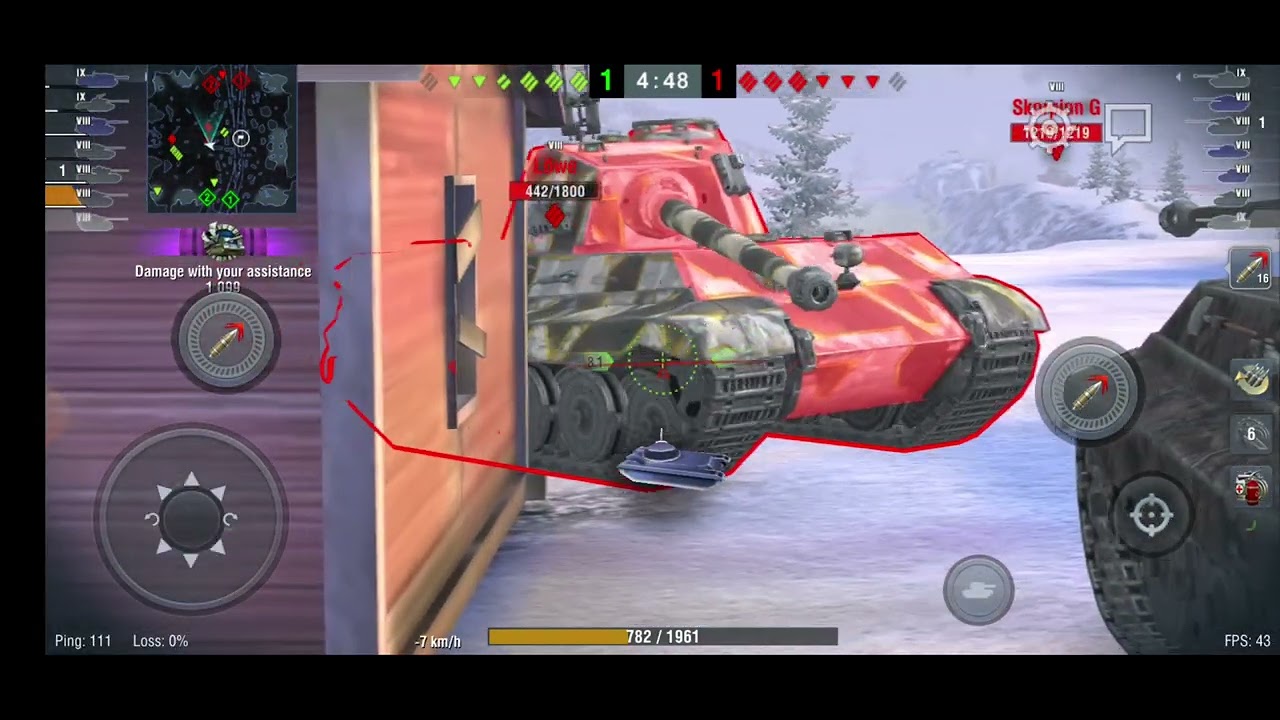 world of tanks blitz. tiger 2 - YouTube