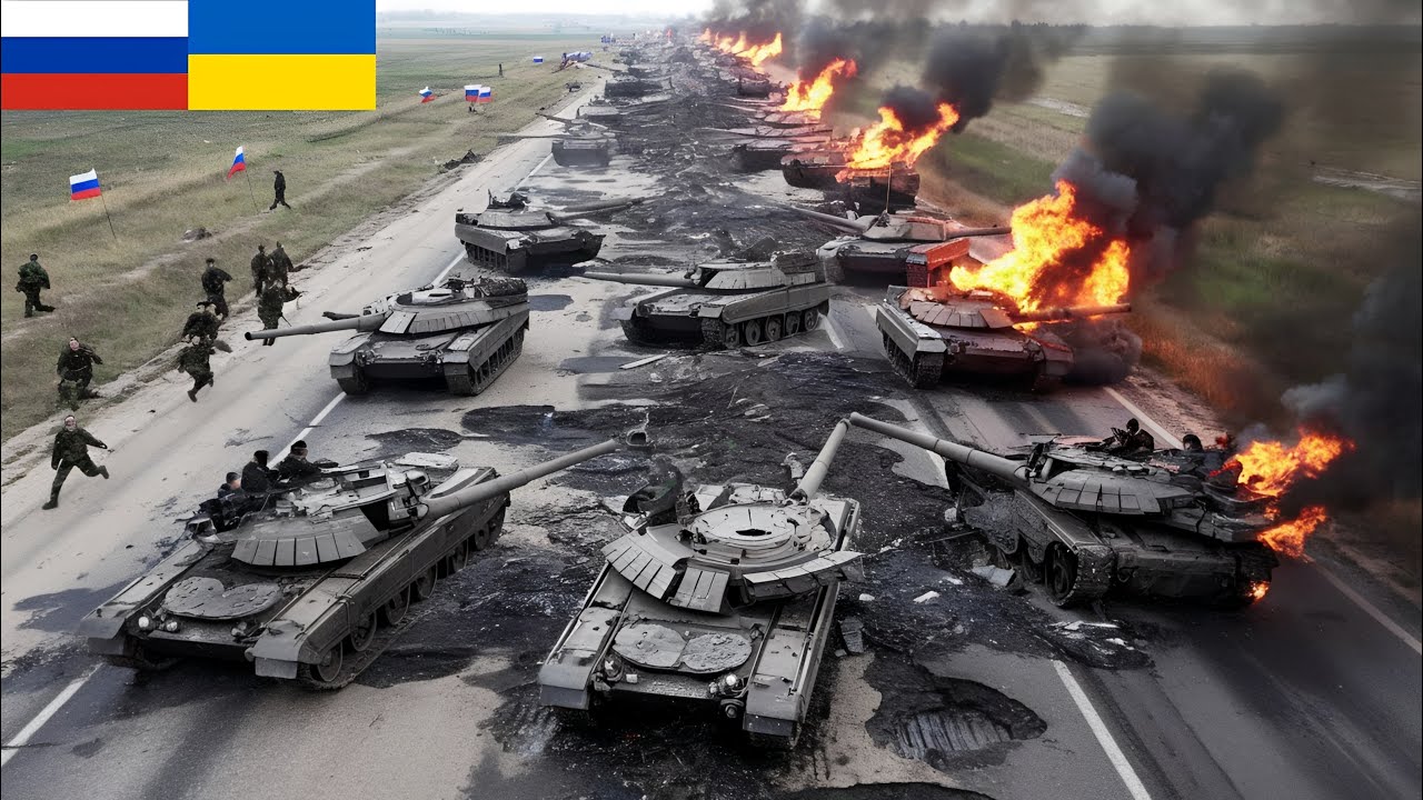 1 MINUTE AGO! 70 Russian T-14 Armata tank crews ambushed and destroyed ...