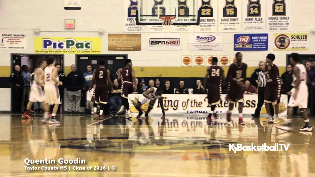 Quentin Goodin DUNKS - Taylor County HS Basketball 2014-15 - YouTube
