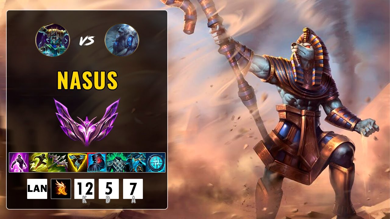 Nasus vs Volibear:👑 El Faraón reclama su trono: Nasus aplasta a sus ...