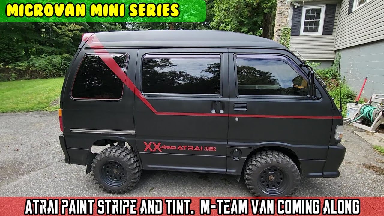 Micro Van (SE2 E05) I failed at tinting, but got it done! Stripe and ...