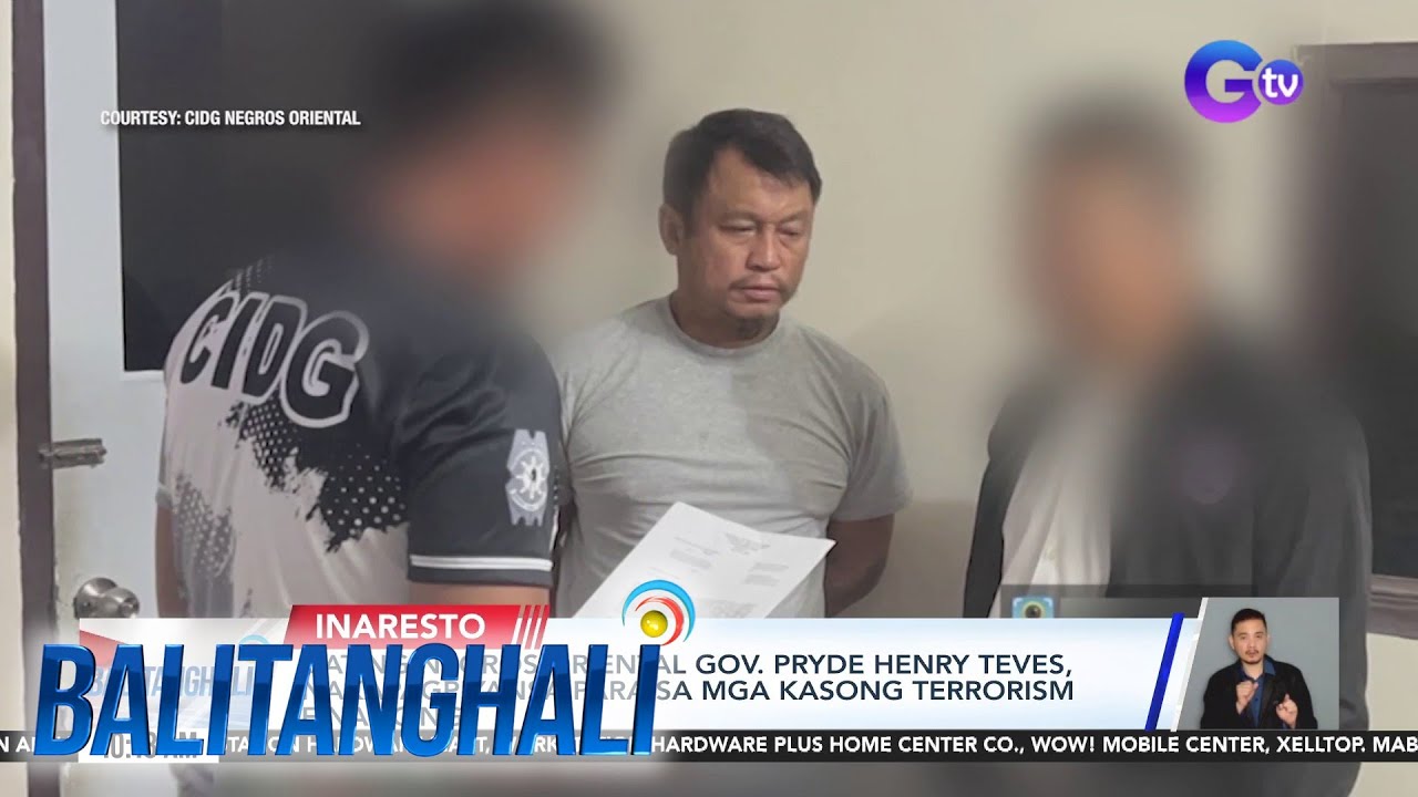 Dating Negros Oriental Gov. Pryde Henry Teves, nakapagpiyansa para sa ...