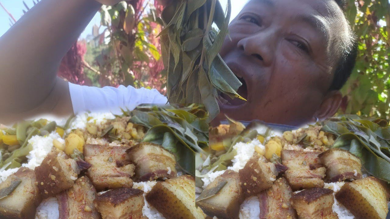 Eating my favourite michinga patta &pieces pork|@khipsvlog... - YouTube