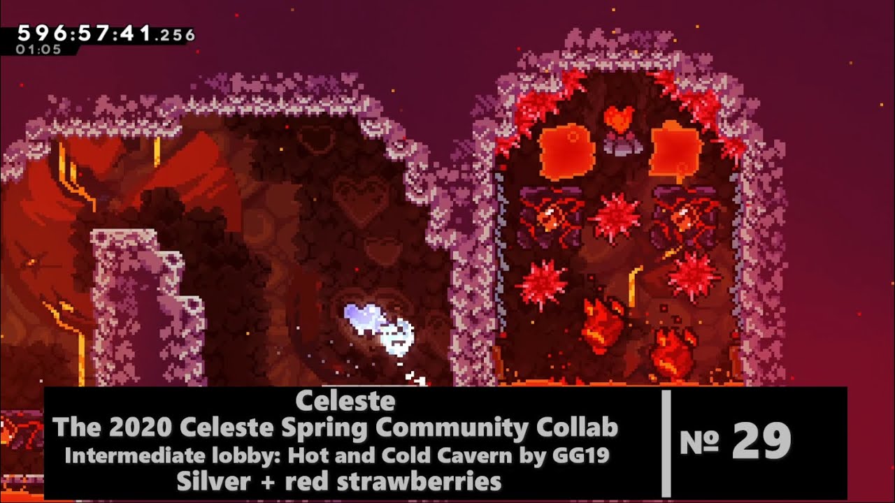 Celeste: Spring collab 2020:Intermediate lobby Hot and Cold Cavern by ...