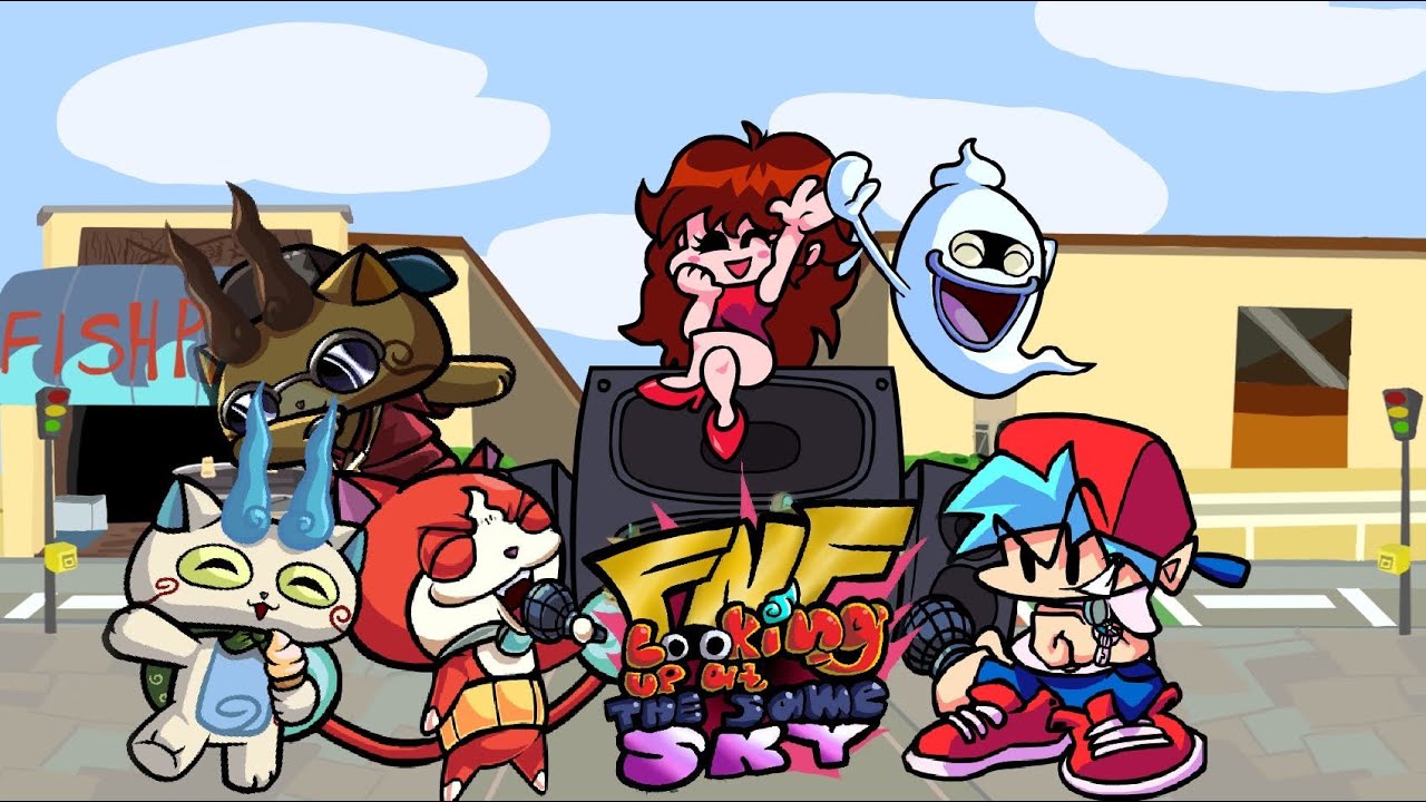 FIRST MOD OF THE YEAR! - FNF : Looking up at the same Sky (YO-KAI MOD ...