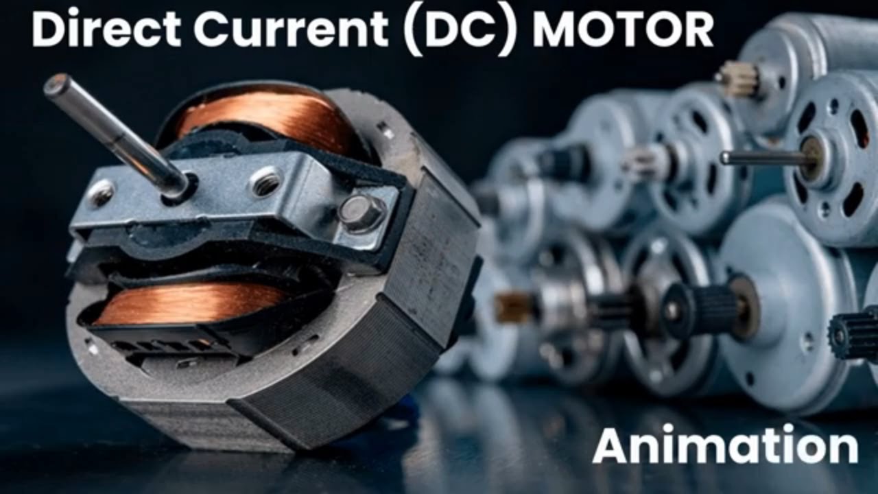 Direct Current (DC) Electric Motors – Explained with Animation # ...