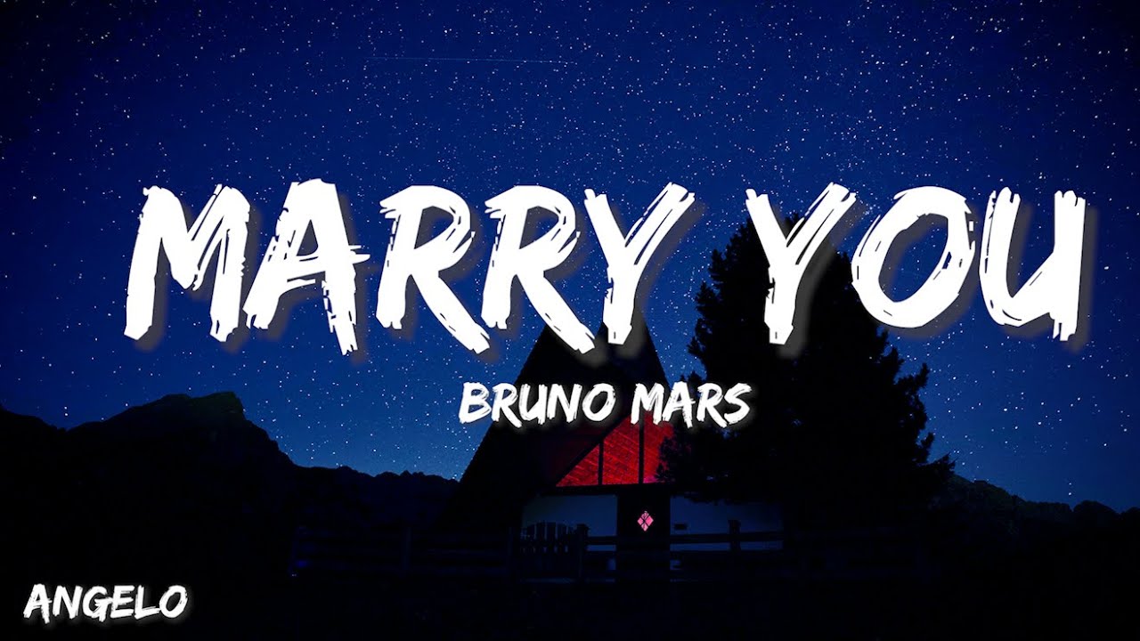 Bruno Mars - Marry You | Lyrics - YouTube