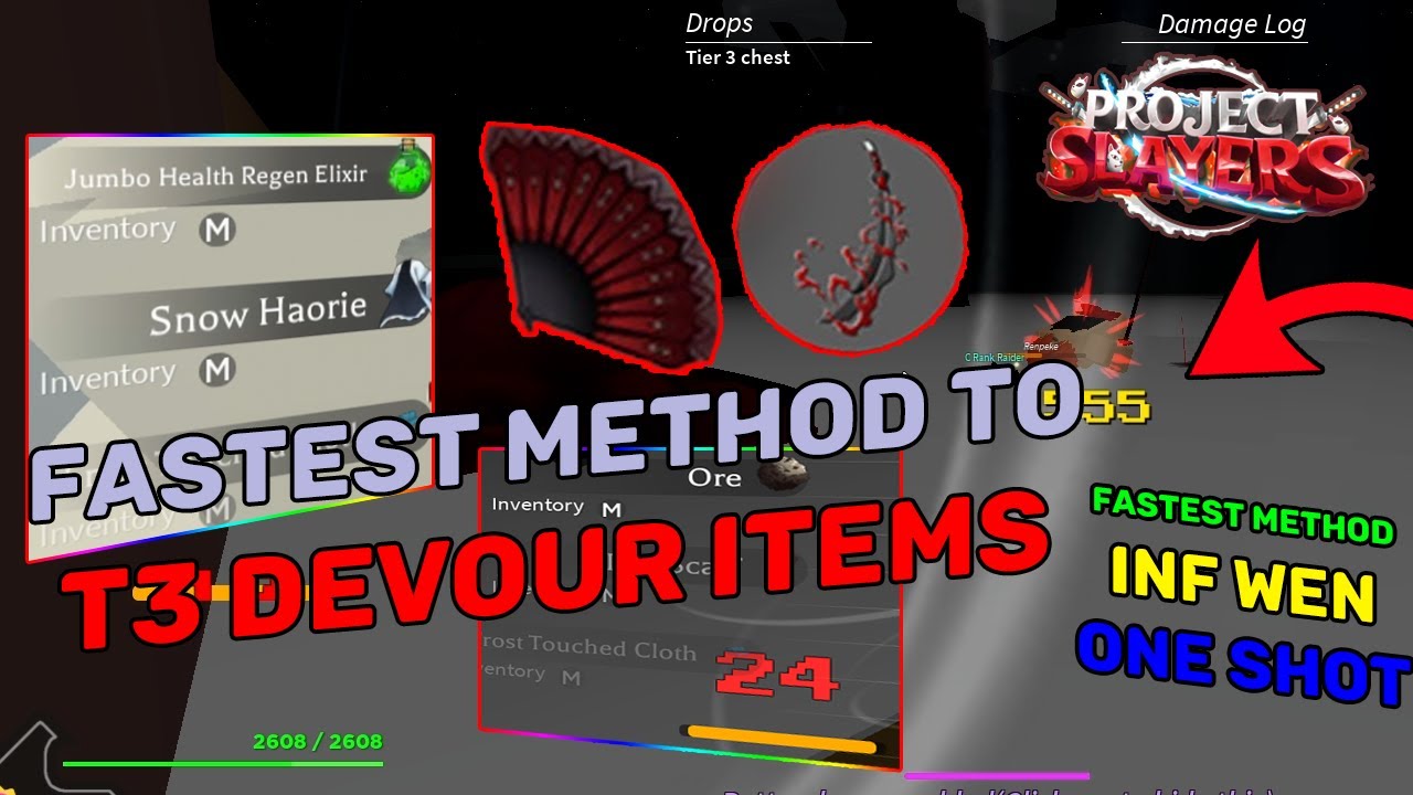 NEW FASTEST METHOD TO UPGRADE DEVOUR WEAPONS , INF WEN , GET ALL ITEMS ...