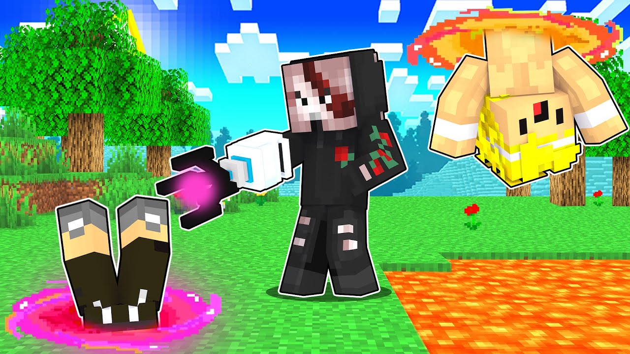 Trolleé A Mi Amigo Con Portales En Minecraft Youtube
