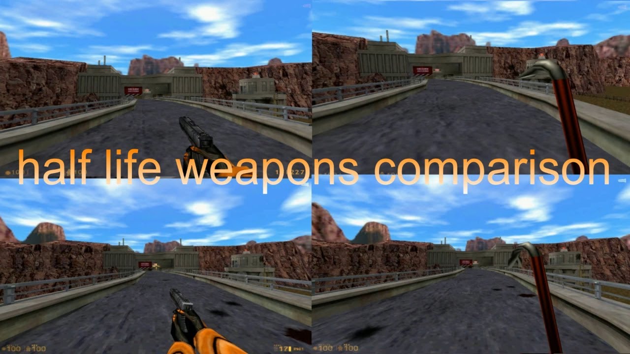 Half life vs Half life mmod weapons comparison - YouTube