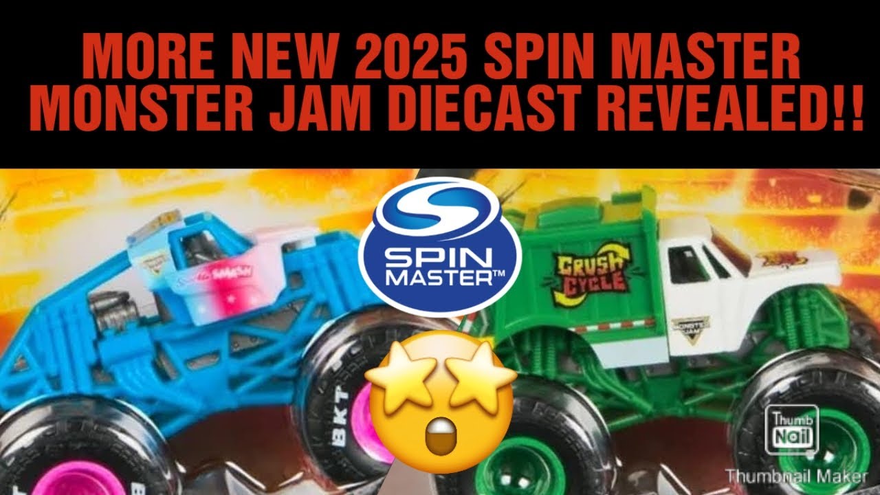 MORE NEW 2025 SPIN MASTER MONSTER JAM DIECAST REVEALED!! - YouTube