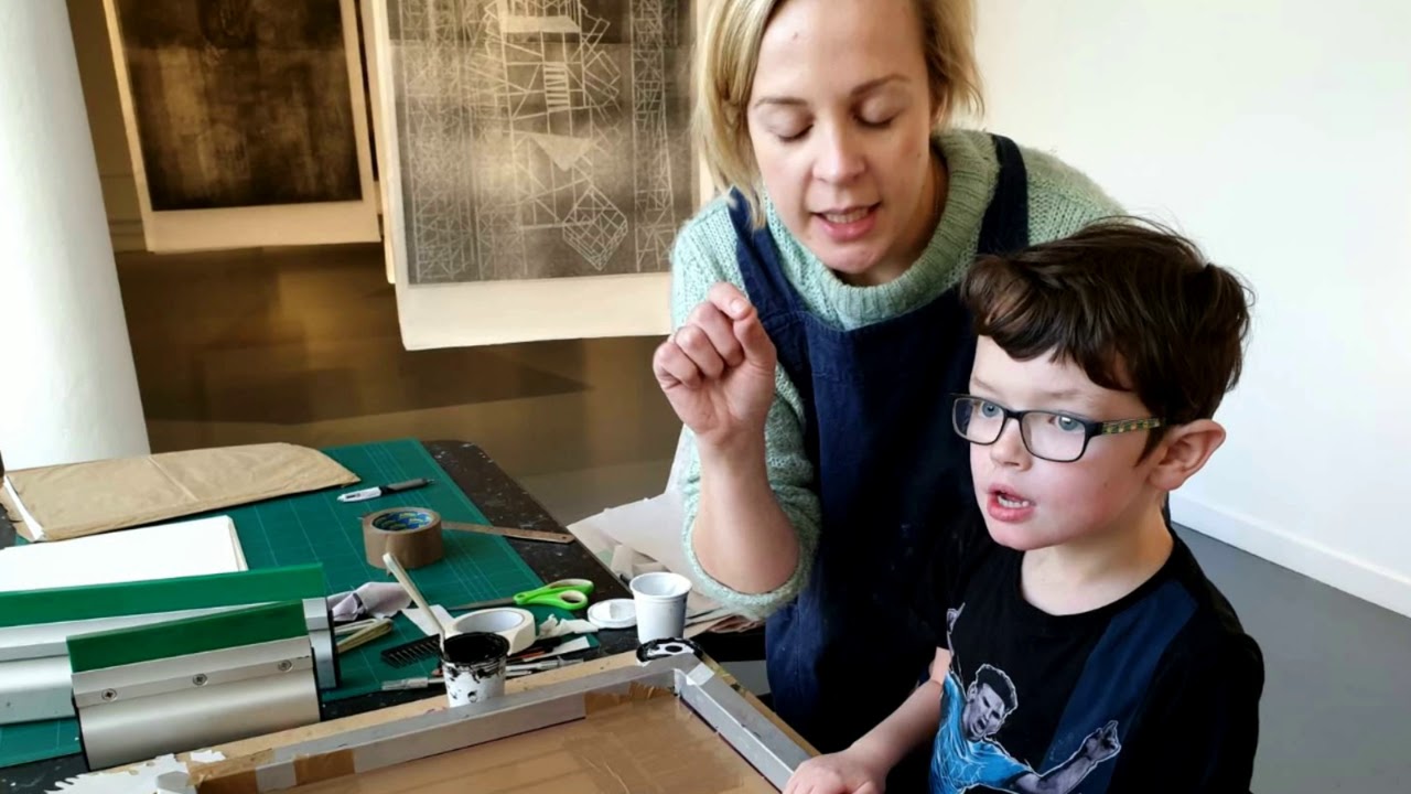 Printmaking with Aoife Barrett - YouTube