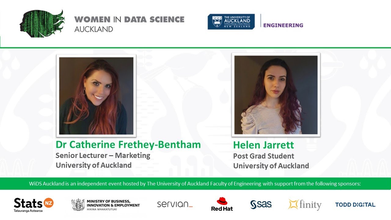 Dr Catherine Frethey-Bentham and Helen Jarrett - Women in Data Science ...