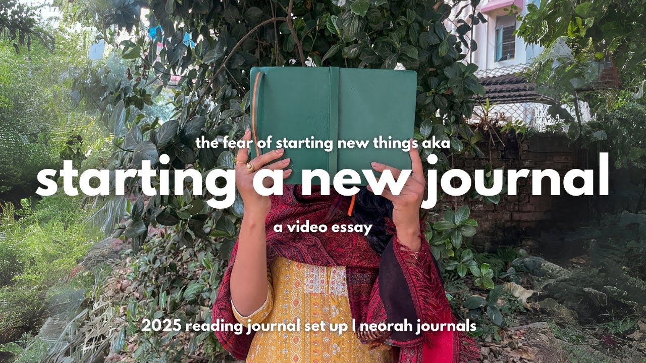 starting my new 2025 reading journal | neorah journal | - YouTube