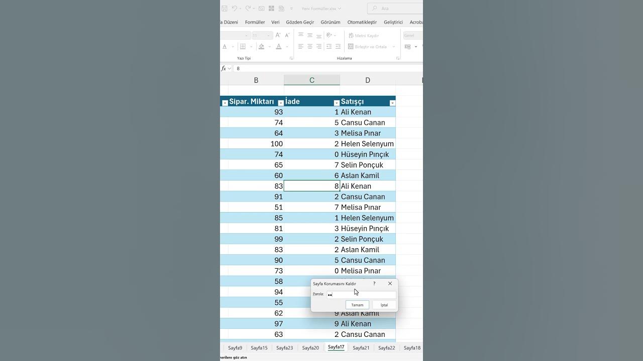 Excel’de 3 Muhteşem Özellik #excelpratik #exceltips #exceldersleri #exceltricks #excel - YouTube