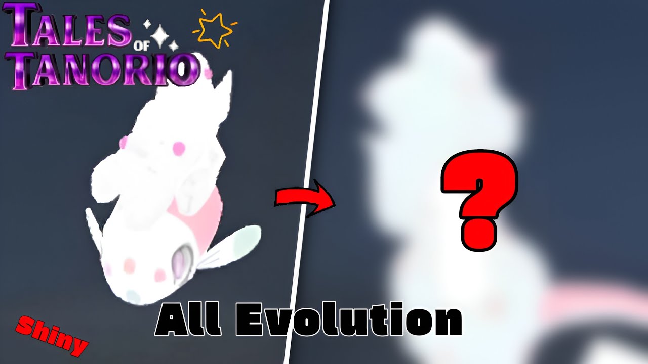 All Shiny Tillew Evolution 【Tales Of Tanorio】 - YouTube