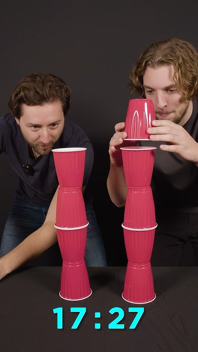 Stack The Cups Challenge! - YouTube