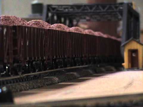 Conrail Ore Train with EX Penn Central RS1 - YouTube
