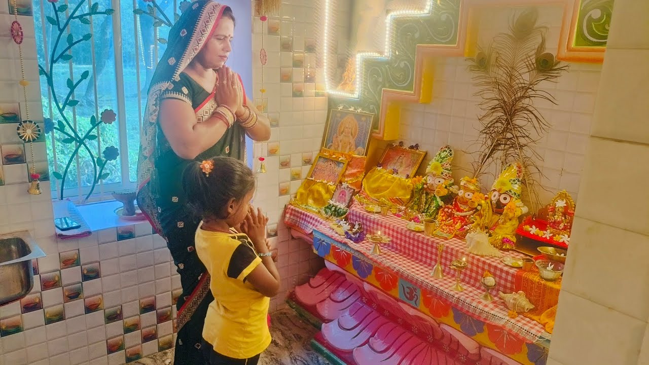 ରୁବୀ ଙ୍କ ଠାକୁର ପୂଜା 🤔#youtube #vlog #video #bubun rubi vlogs - YouTube
