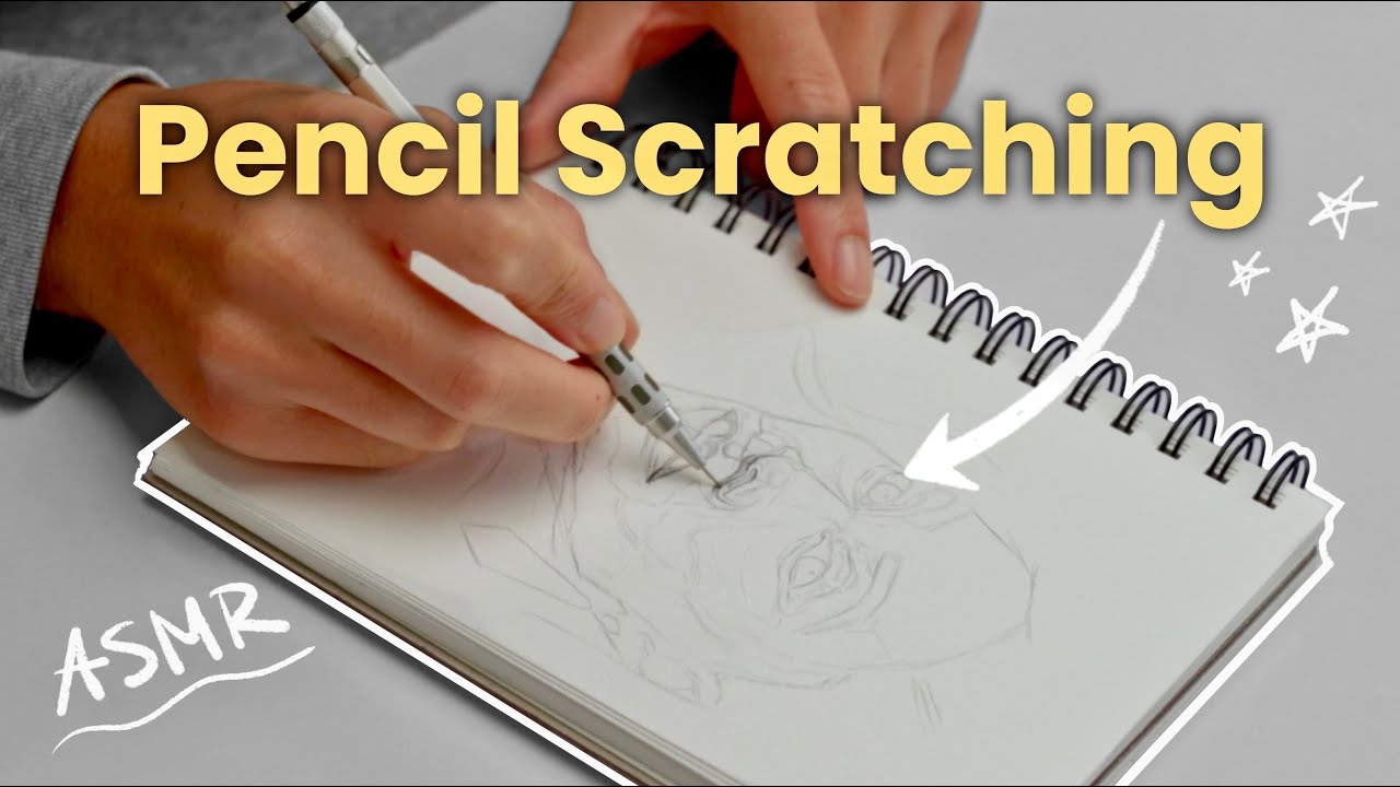 draw with me on a rainy day 🌧️ ️ | asmr pencil scratching ️ no music ...