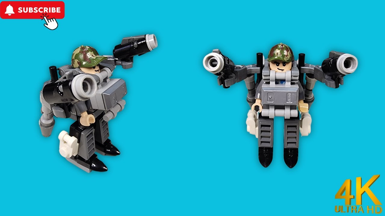 Lego Army Hardsuit #2 (How To Build) | Robot Armor - YouTube