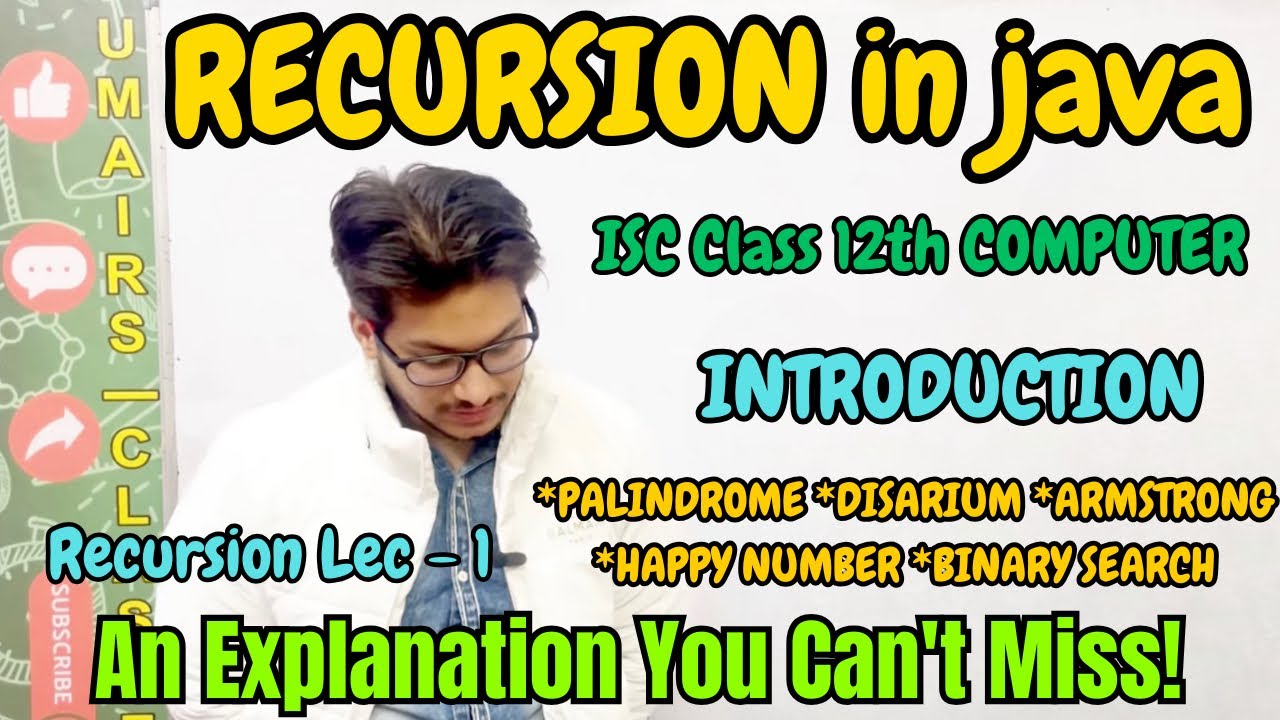 Recursion In Java Isc Class 12 Computer Explanation From The Basic 5636