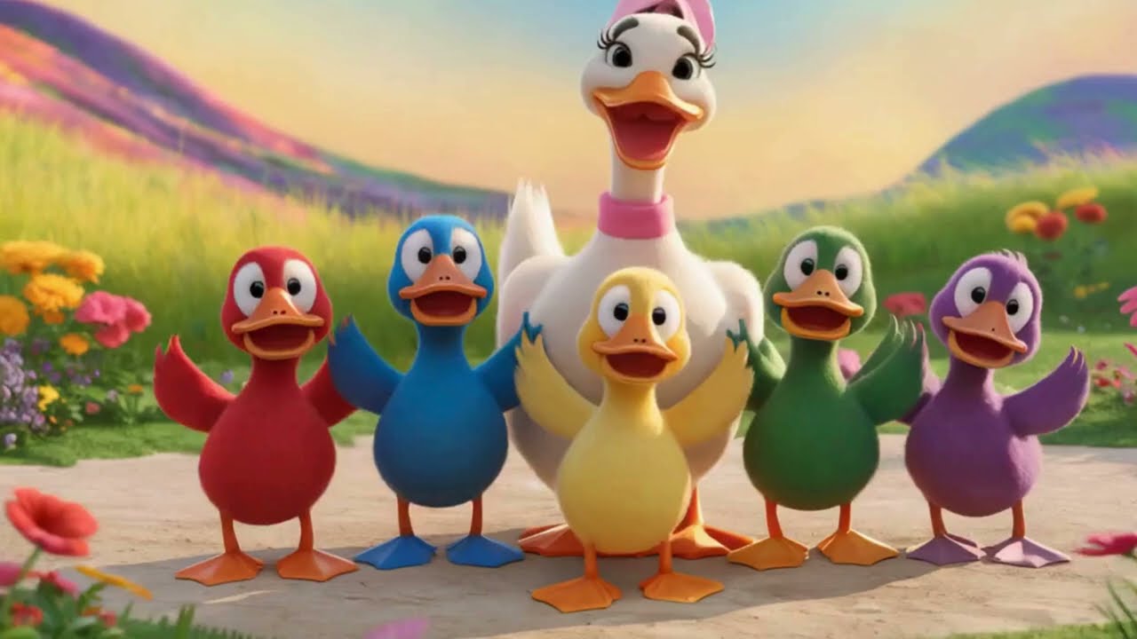 Quack and Run | Fun Duck Song for Kids | Animated Nursery Rhyme - YouTube