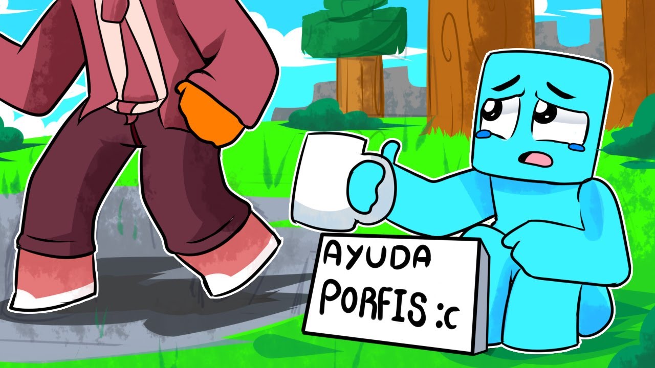 Awita es POBRE en Minecraft! - YouTube