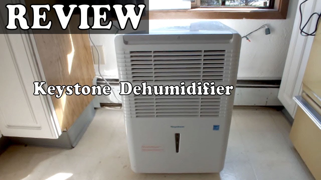 Keystone KSTAD50B Energy Star 50 Pint Portable Dehumidifier review 2020 - YouTube