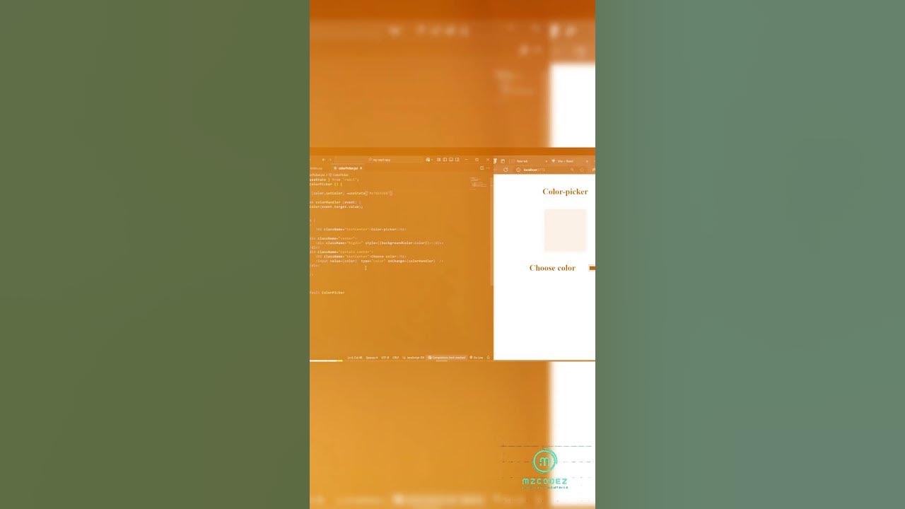Easy React Color Picker Project for Beginners|MZCODEZ| #react #ReactJS# ... Easy React Color Picker Project for Beginners|MZCODEZ| #react #ReactJS# ...