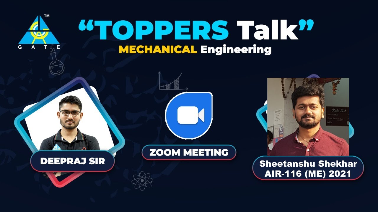 Interaction with Sheetanshu Shekhar AIR-116 (ME) GATE 2021 - YouTube