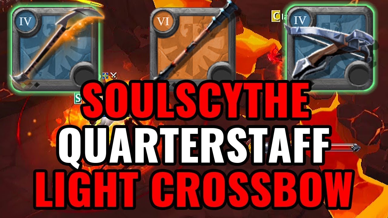 Soulscythe / Quarterstaff + Light Crossbow | 2v2 Hellgates | Albion ...
