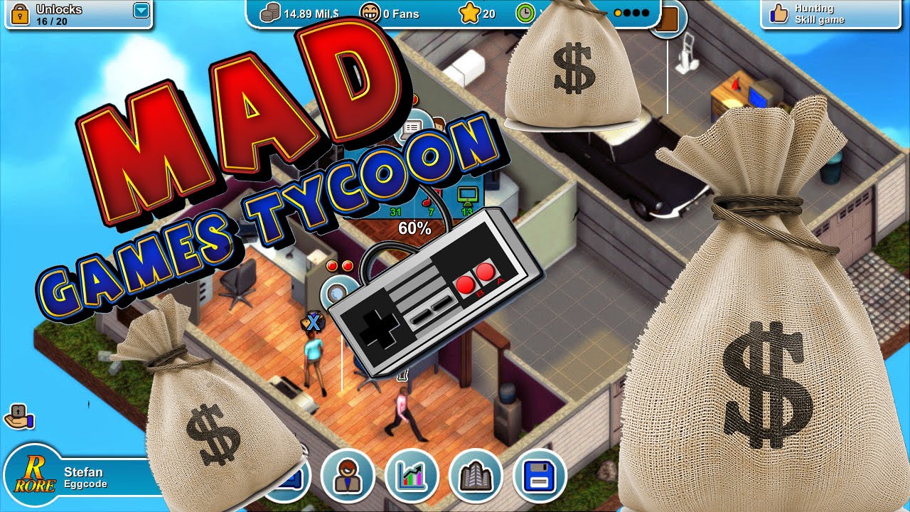 Mad Games Tycoon #5 - milioner z garażu! - YouTube