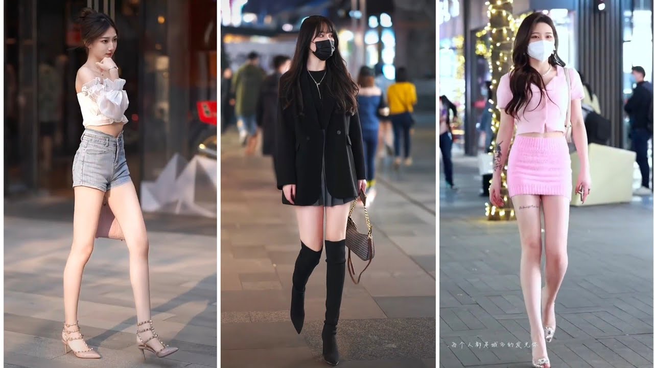 Chinese Girls Street Fashion [抖音] Style China - YouTube