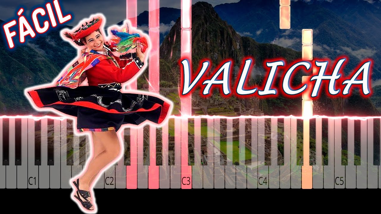 Cómo Tocar VALICHA // Tutorial Para PIANO 🎹 // Notas Musicales // JO3L ...