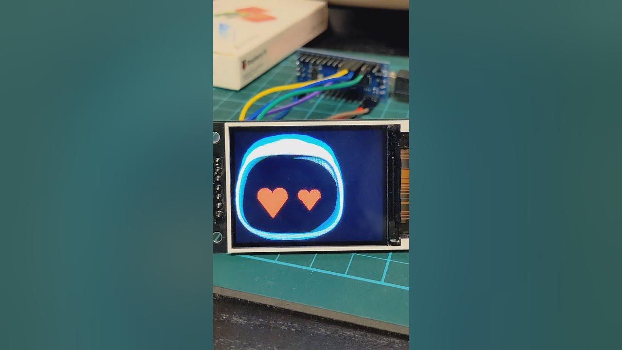 Pixelated Bot: Animated Eyes on Arduino's Edge - YouTube