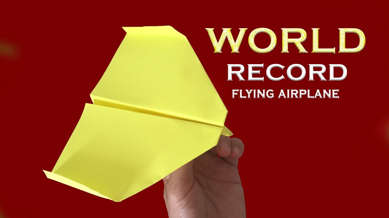 World Record Flying Paper Airplane YouTube world-record-flying-paper-airplane-youtube