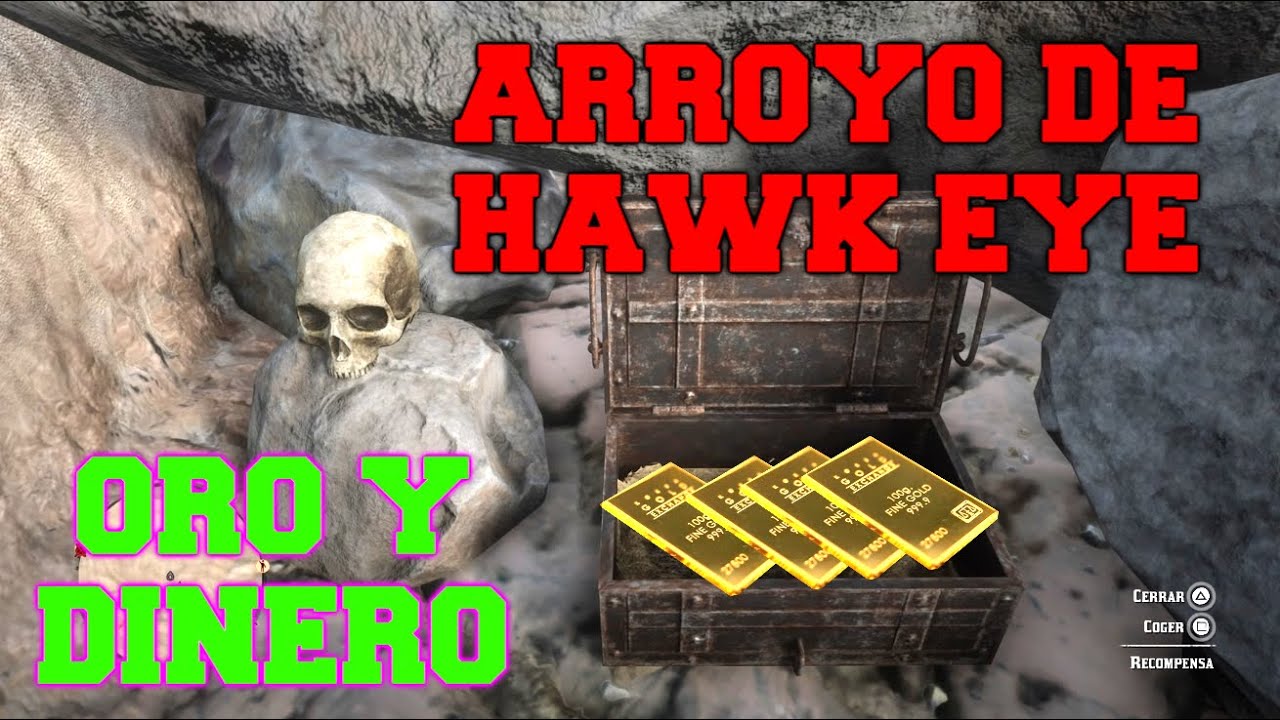 ARROYO DE HAWK EYE MAPA DEL TESORO RDR2 - COMO CONSEGUIR ORO EN RED ...